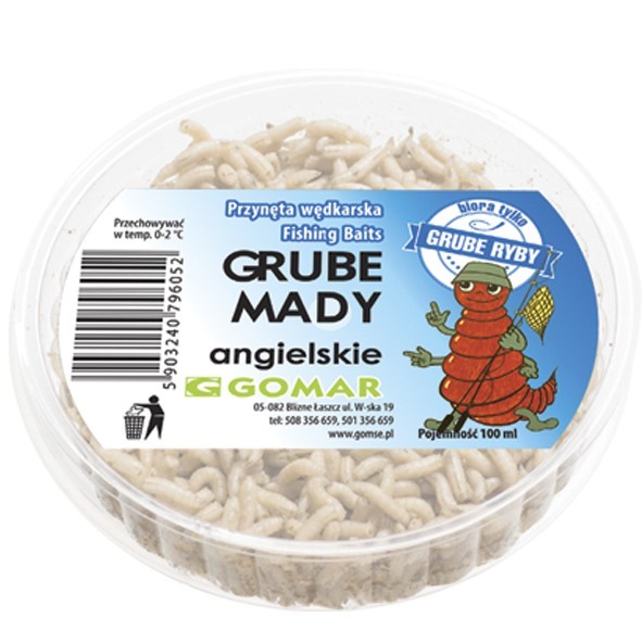 BIAŁY ROBAK GRUBE MADY ANG.- 100ml - Biały i Kolor w opakowaniach ...